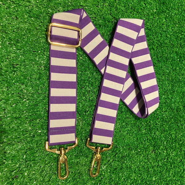 Team Spirit Strap(Purple White) – Brick and Row